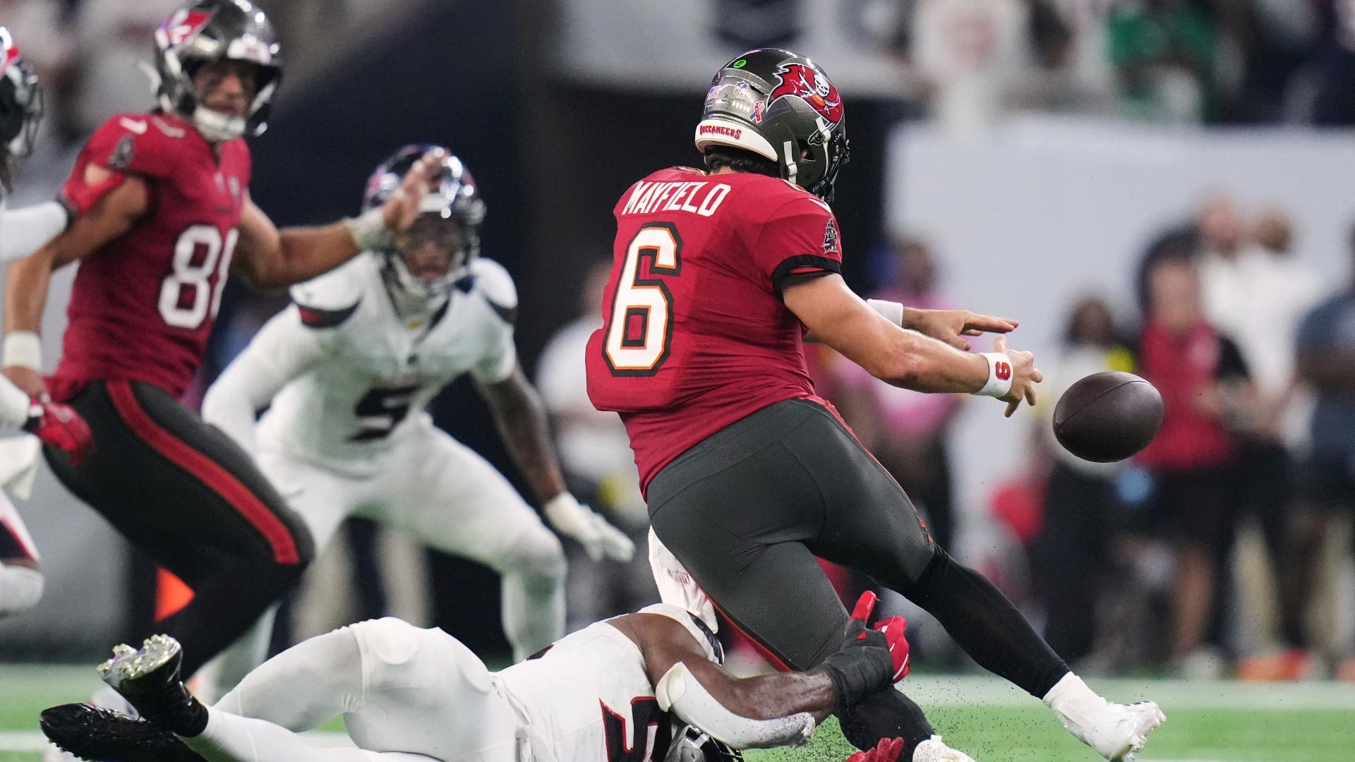 Baker Mayfield has thrived under pressure, leading the Bucs to another ...