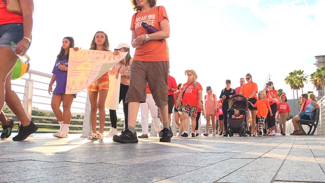 Tampa groups wear orange to raise awareness on gun violence | wtsp.com
