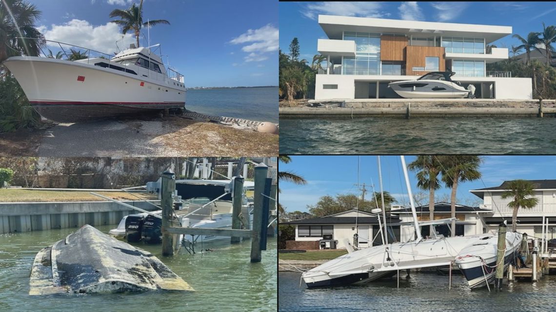 Florida helps remove derelict, dislodged boats after hurricanes | wtsp.com