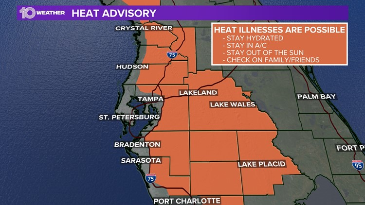 Tampa weather forecast: High temps expected | wtsp.com