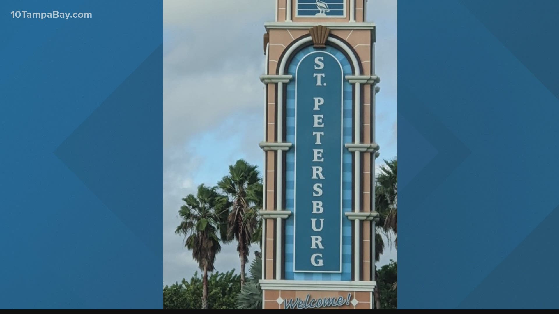 St. Petersburg welcome tower on Howard Frankland Bridge to be taken ...