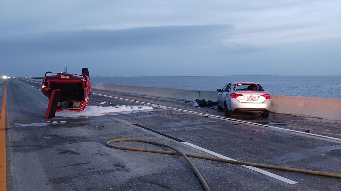 Skyway Bridge crash shuts down northbound lanes | wtsp.com