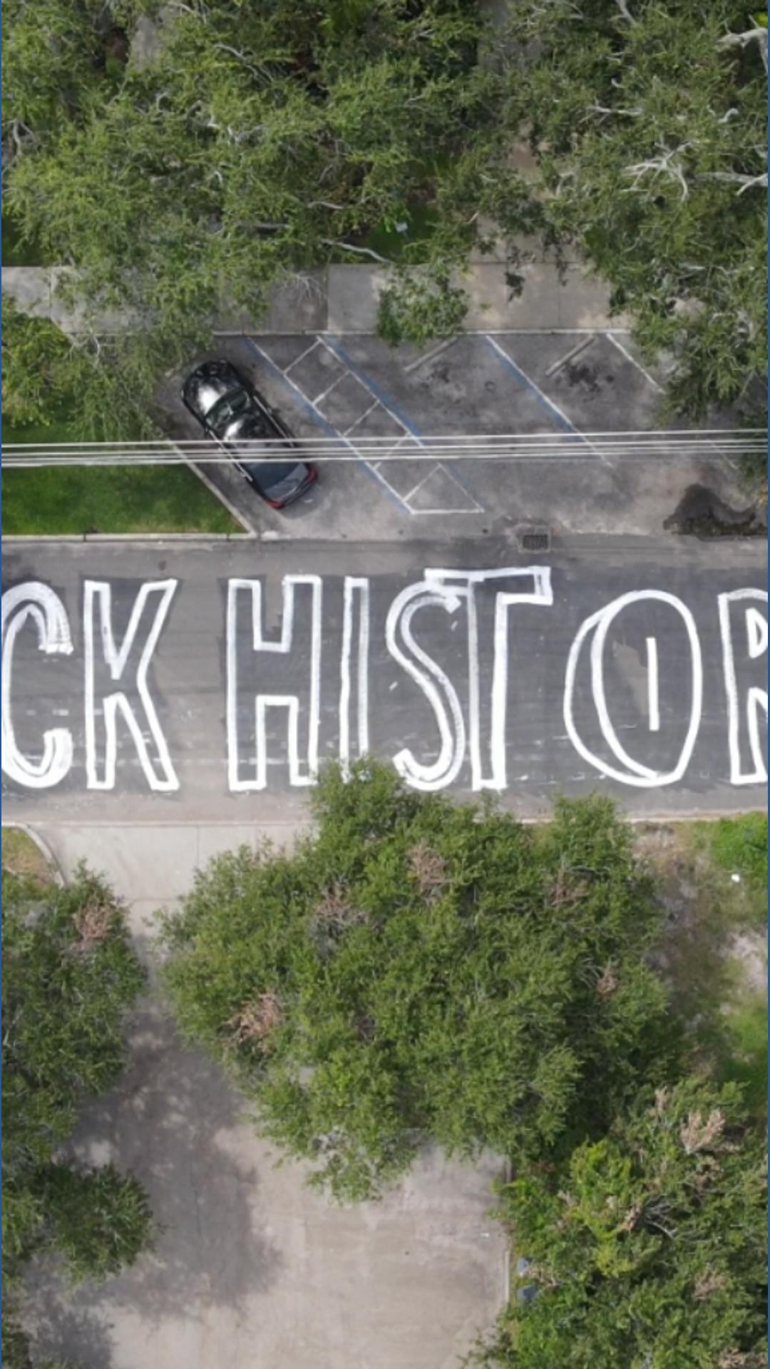 'Black History Matters' mural re-painted outside St. Pete museum | wtsp.com