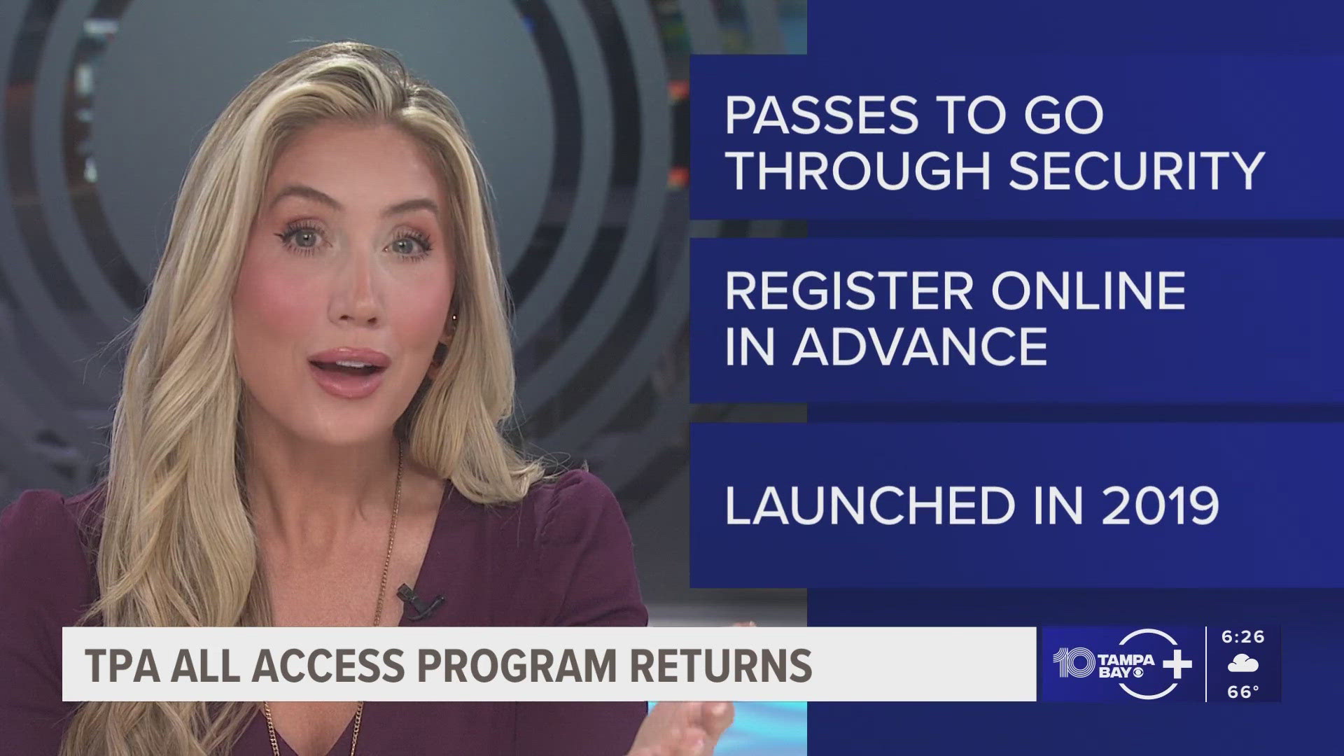 Tampa International Airport bringing back "All Access" program | wtsp.com
