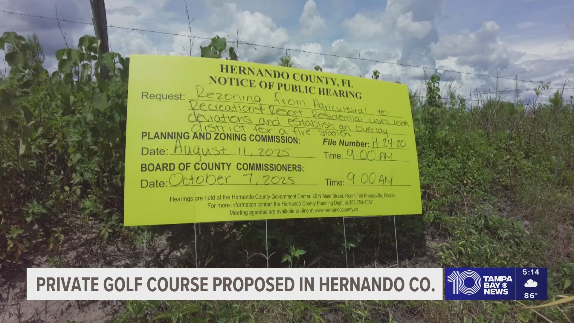 Hernando County neighbors continue to fight proposed private golf ...