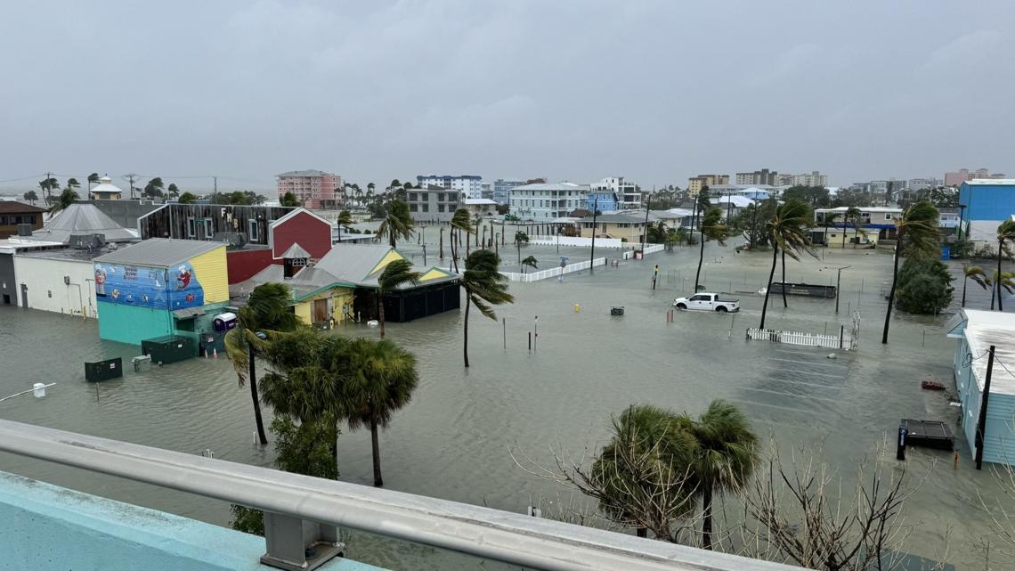 Fort Myers Beach flooding due to Tropical Storm Debby | wtsp.com