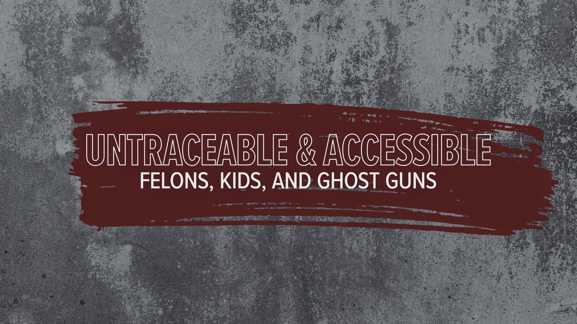Untraceable and accessible: Felons, kids, and ghost guns | wtsp.com