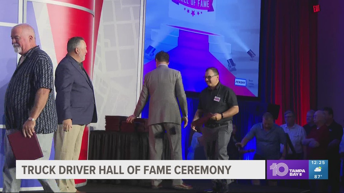Trucker driver Hall of Fame ceremony | wtsp.com