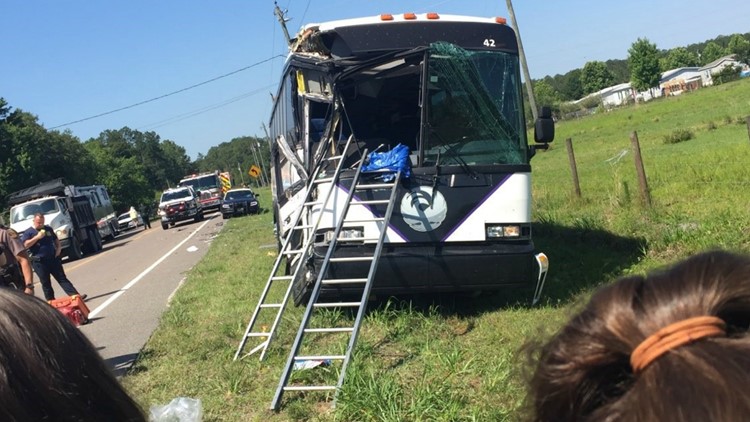Students taken to the hospital after charter buses crash in Polk Co ...