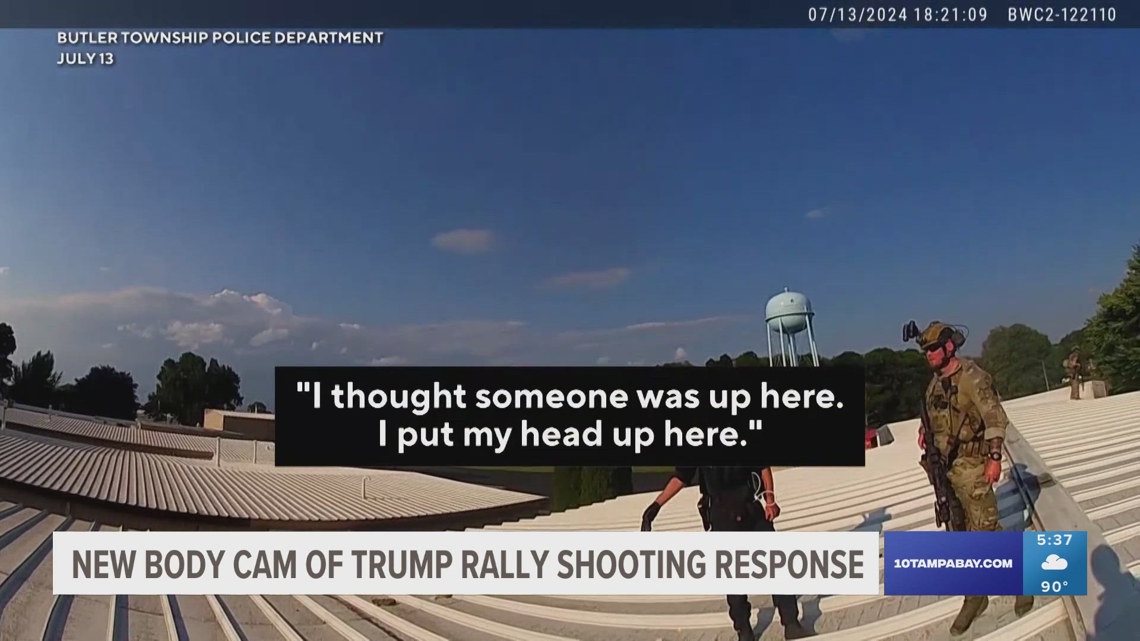 New bodycam footage releases from Trump assassination attempt | wtsp.com