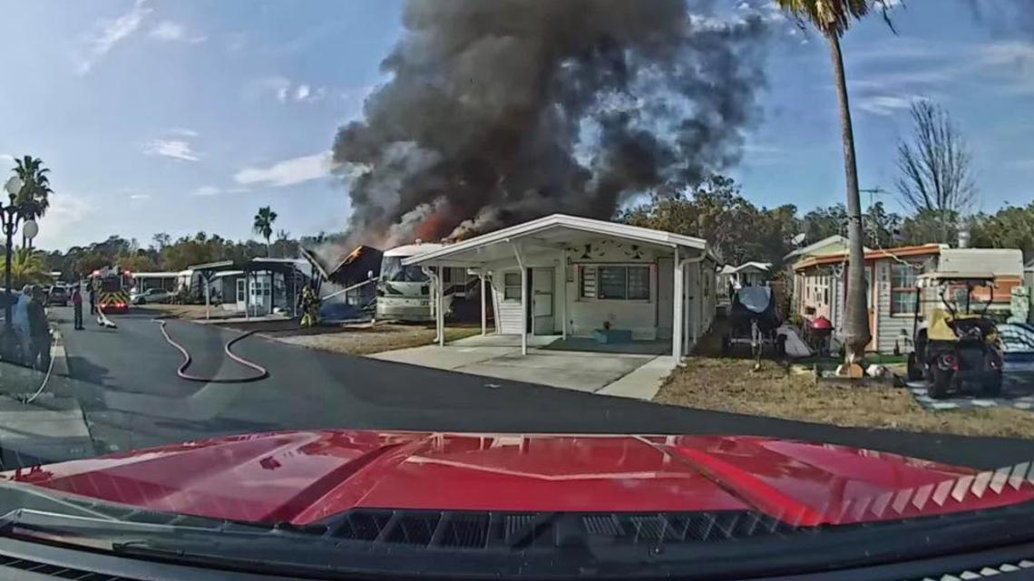 Crews knock down fire involving 'multiple RVs' in Hernando County ...