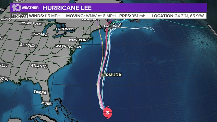 Hurricane Lee spaghetti models, cone: Track the storm | wtsp.com