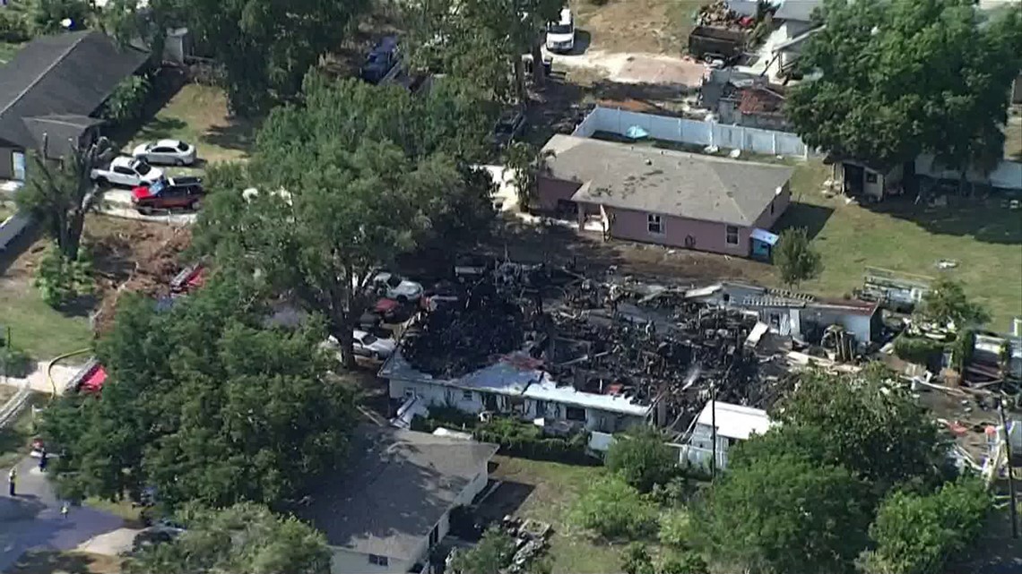 Bradenton home burns down after propane tanks explode | wtsp.com