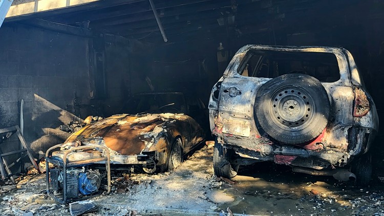 Car catches fire in Riverview garage, firefighters say | wtsp.com