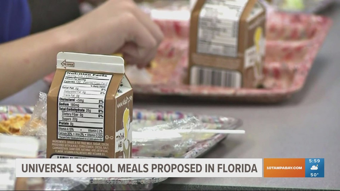 Universal school meals proposed in Florida | wtsp.com