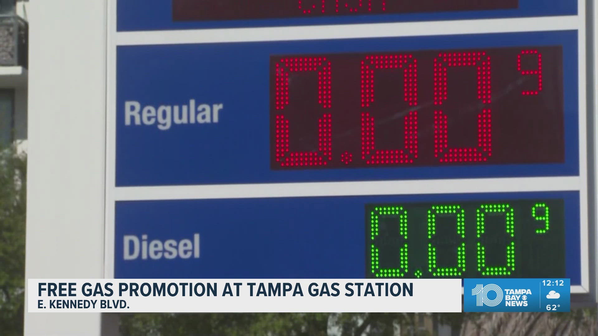 Free gas promotion in Tampa for March Madness | wtsp.com