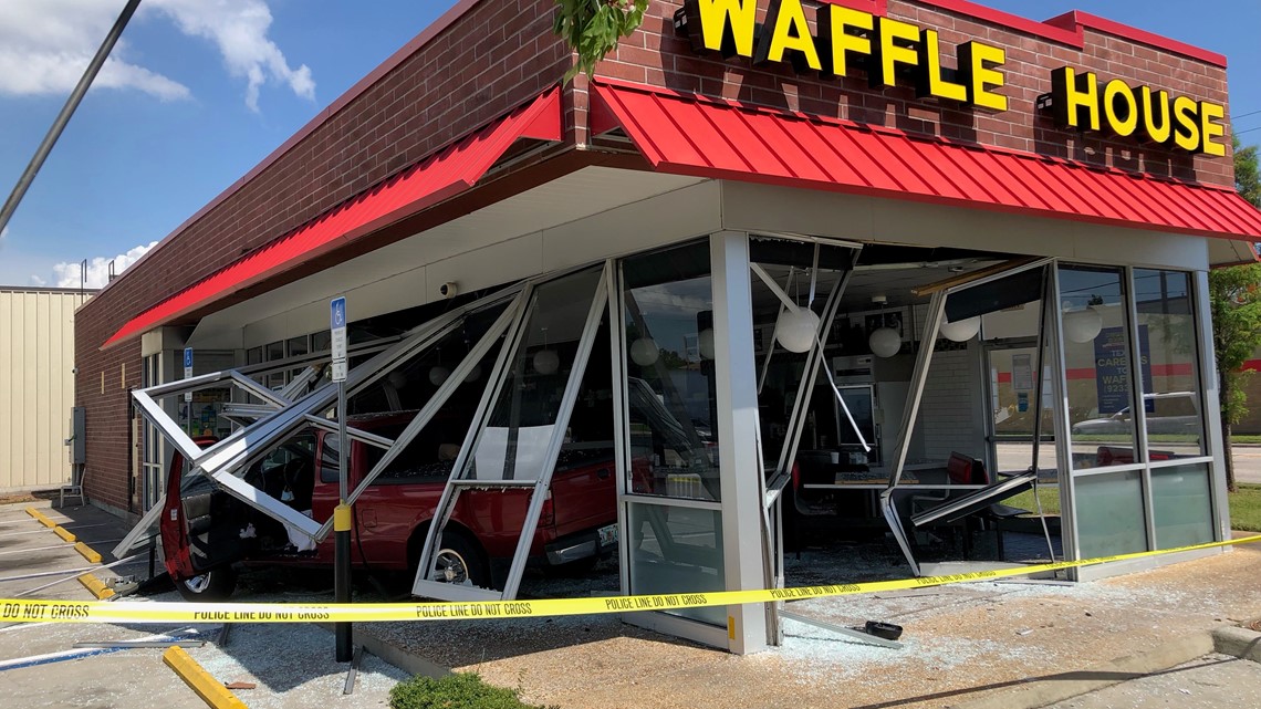 Truck crashes into Waffle House, sending 5 people to the hospital ...