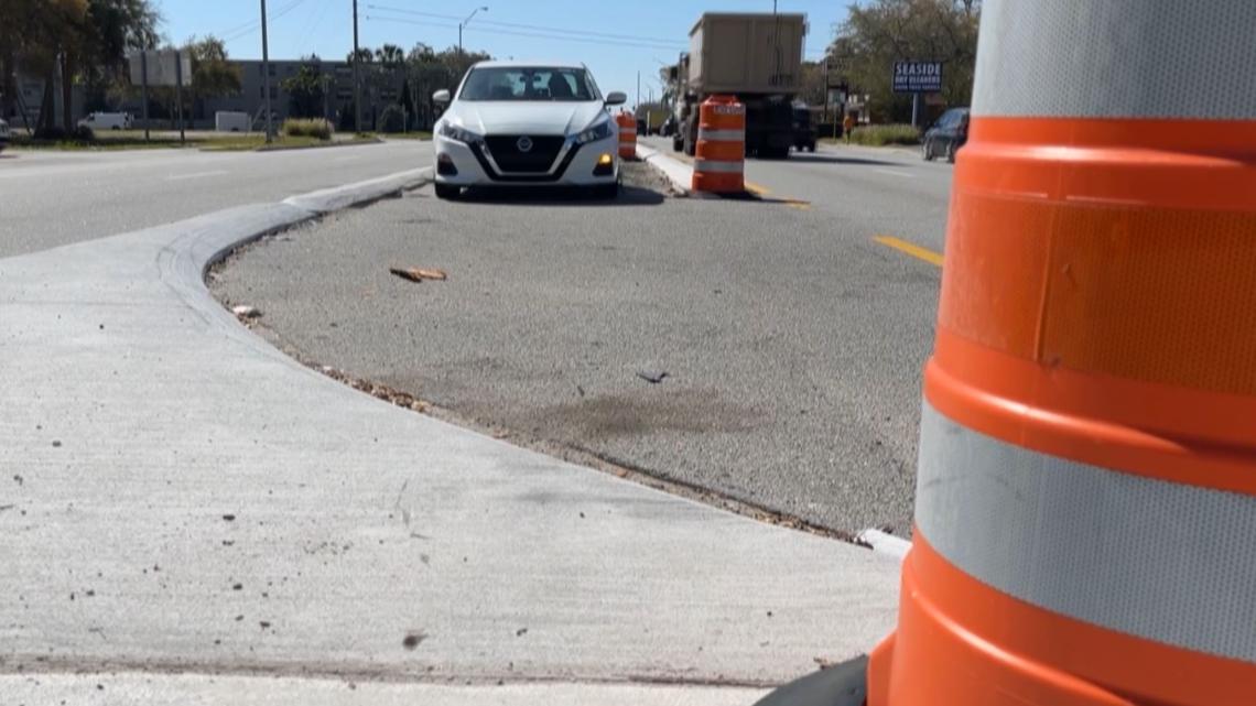 Drivers question construction on 4th Street North in St. Pete | wtsp.com