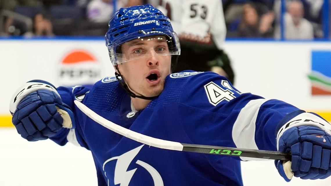 Lightning re-sign Mitchell Chaffee to 2-year deal | wtsp.com