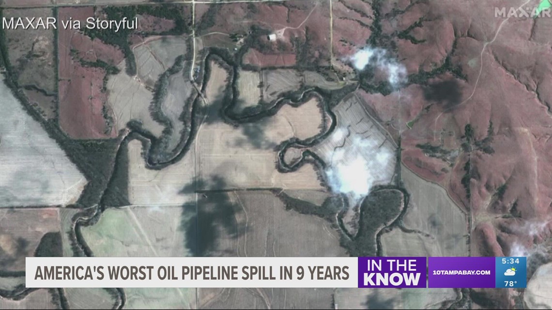 Ruptured pipe caused largest Keystone pipeline oil spill ever | wtsp.com