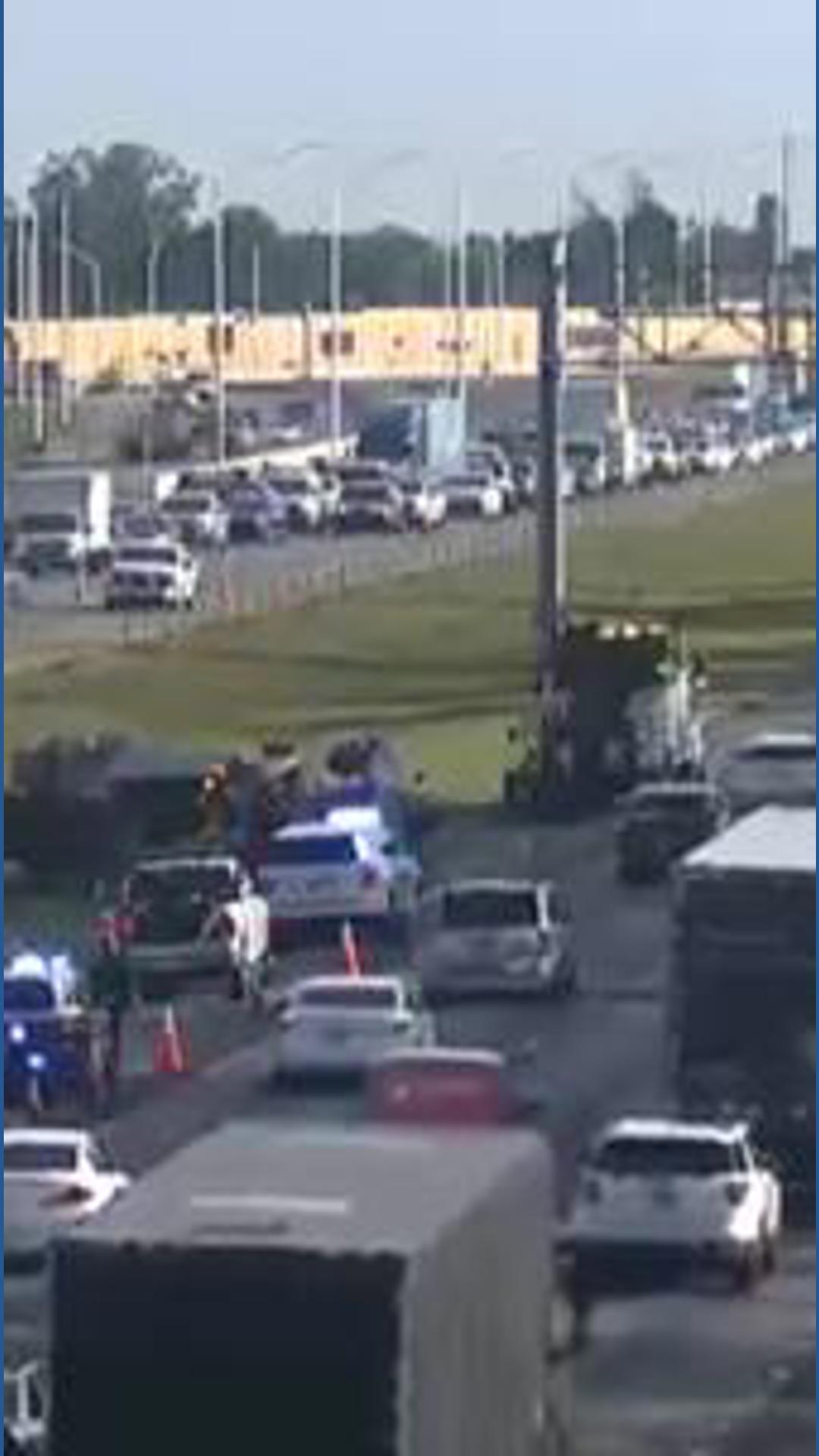 Man dies after tire blows out, causing him to crash into semi-truck on ...