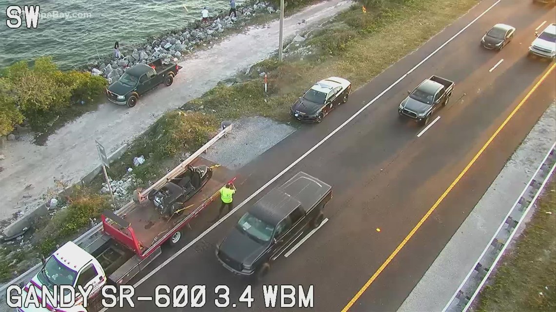 Eastbound lanes reopen following serious crash on Gandy Bridge | wtsp.com