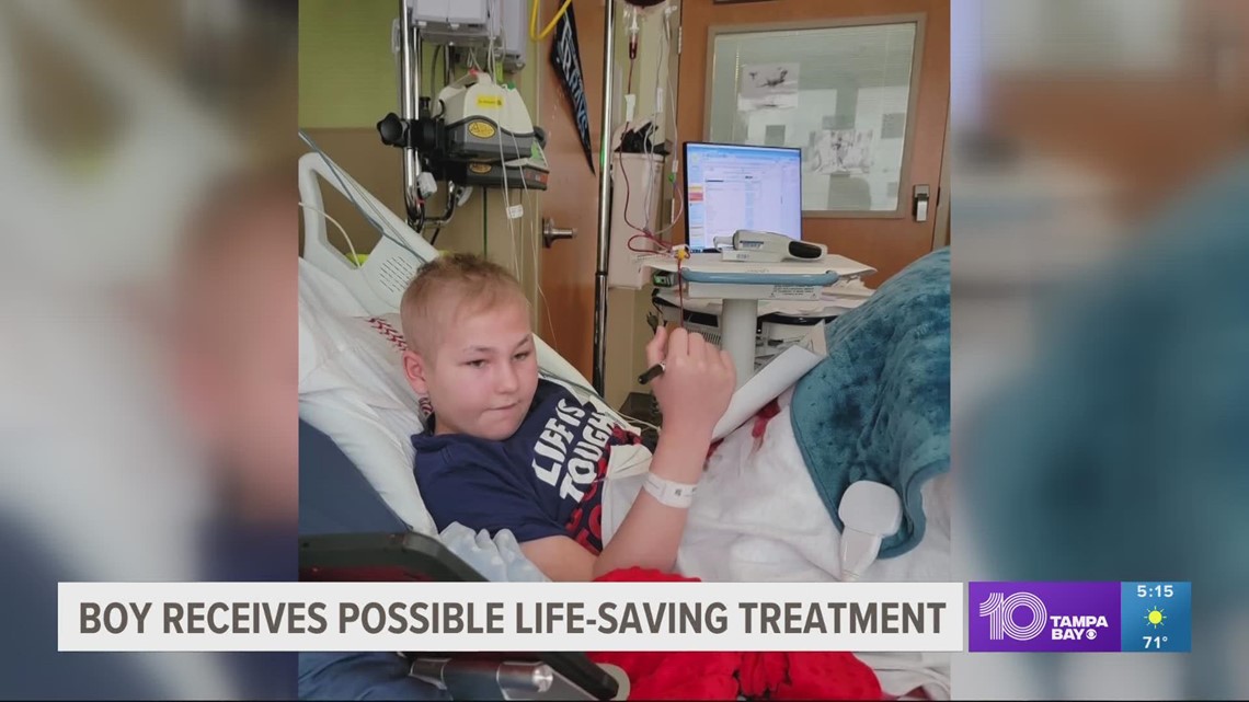Fish Hawk boy closer to recovery after receiving bone marrow transplant ...