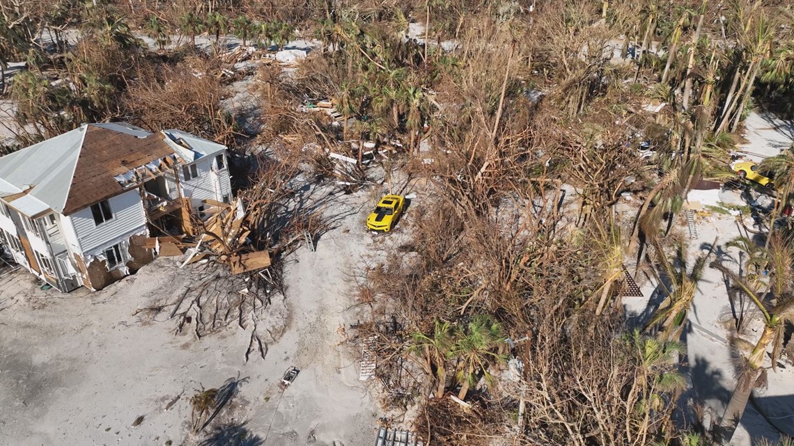 Drone pilot shows homeowners extent of damage on Sanibel Island | wtsp.com