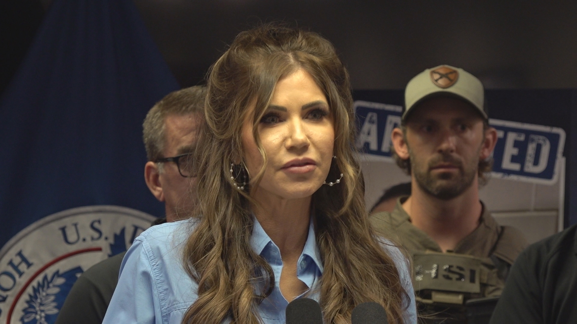 DHS Secretary Kristi Noem speaks about ICE operations during Florida ...