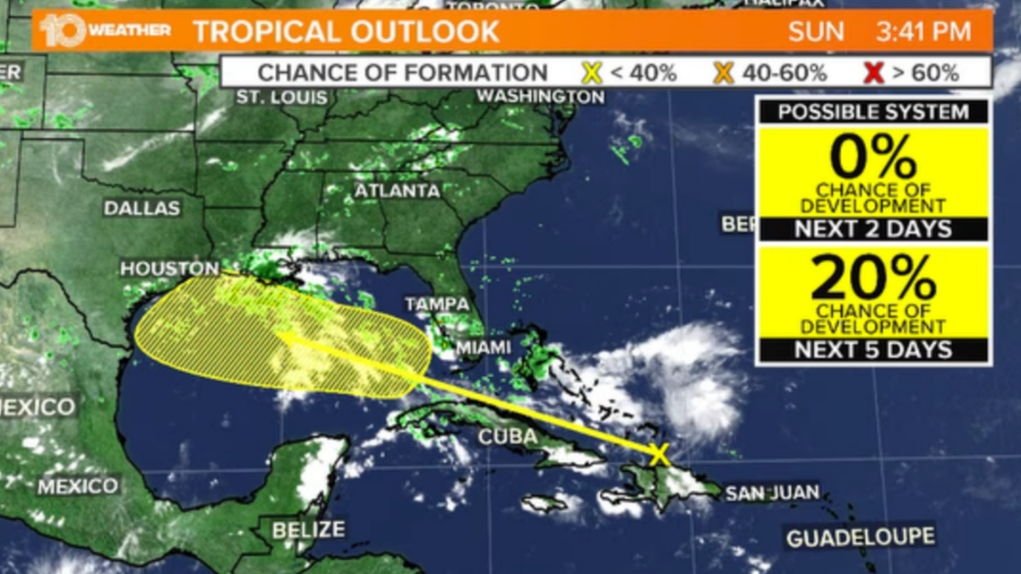 Tropical development possible in the Gulf of Mexico this week | wtsp.com