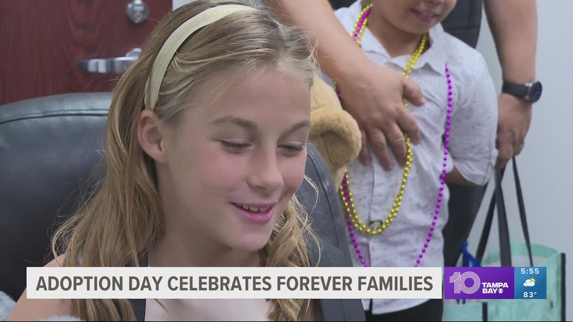 It's National Adoption Month: Local family adopts 4 siblings | wtsp.com