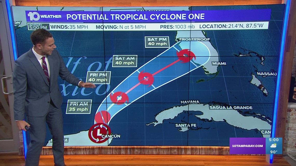 Potential Tropical Cyclone One organizing in Caribbean, set to bring ...