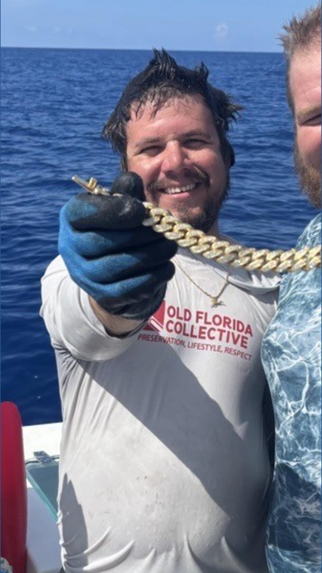 Tampa fishing charter captain lost a $25k gold bracelet on the bottom ...