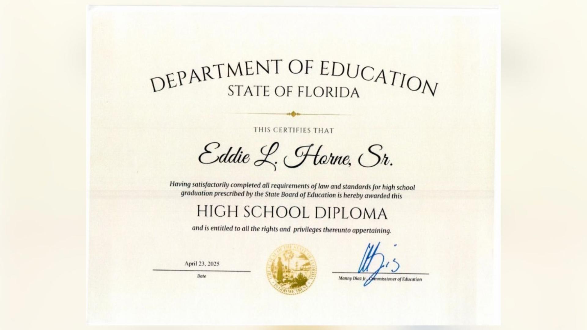 Florida Dozier School survivor receives diploma at St. Pete High School ...