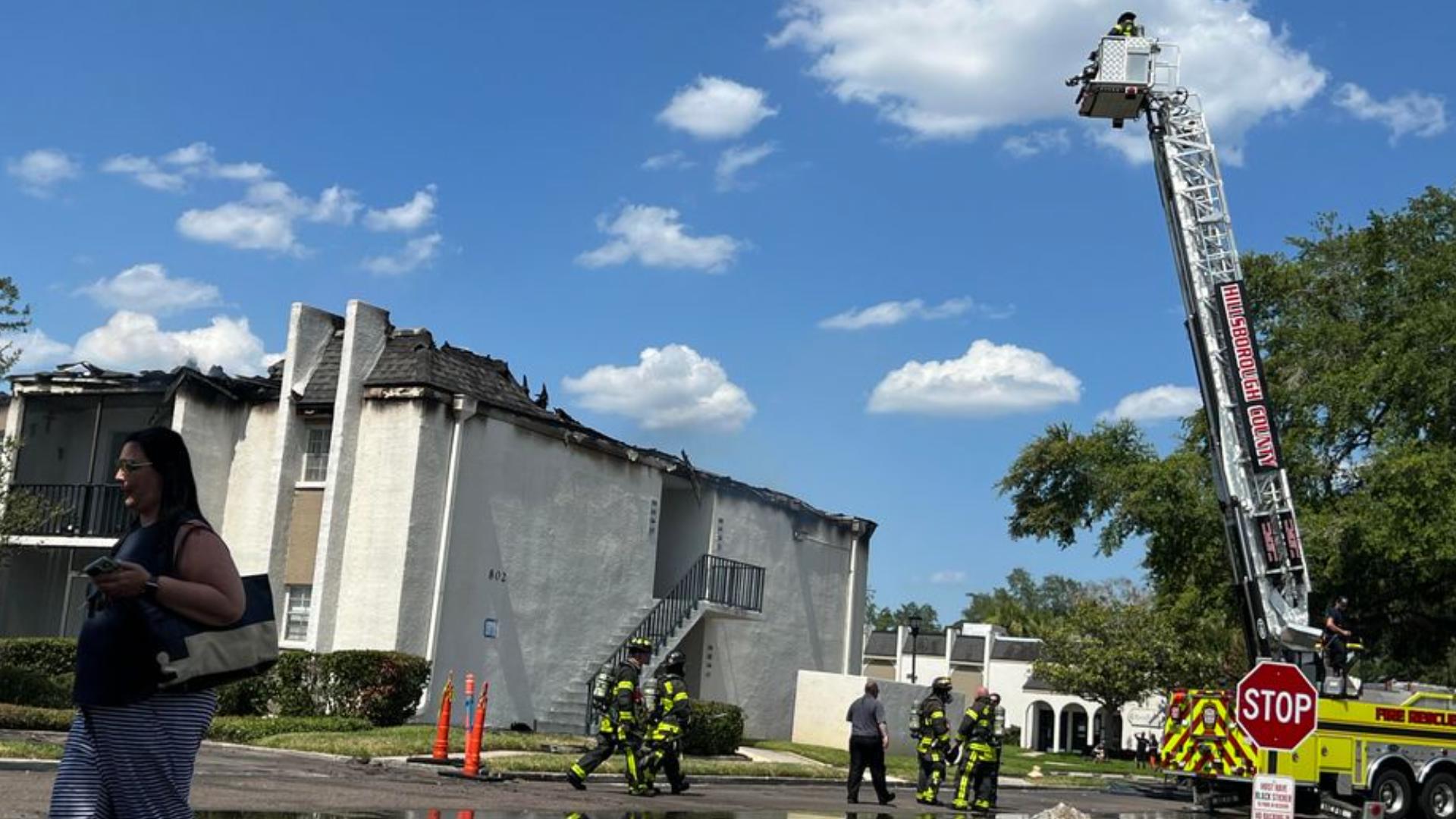 VIDEO: Fire destroys 16 units at Brandon condo complex | wtsp.com