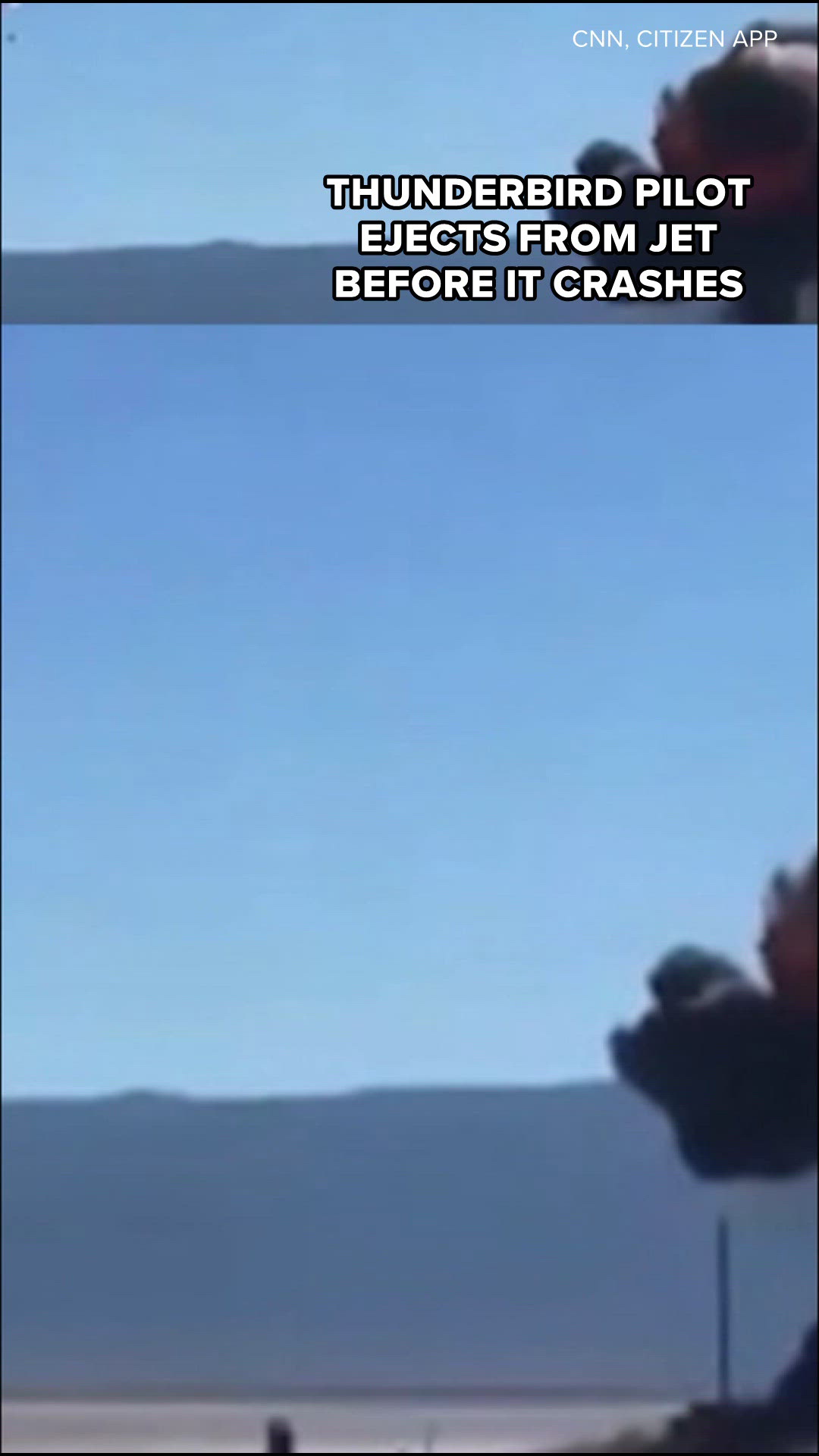 Thunderbird pilot ejects from jet before fiery crash | wtsp.com