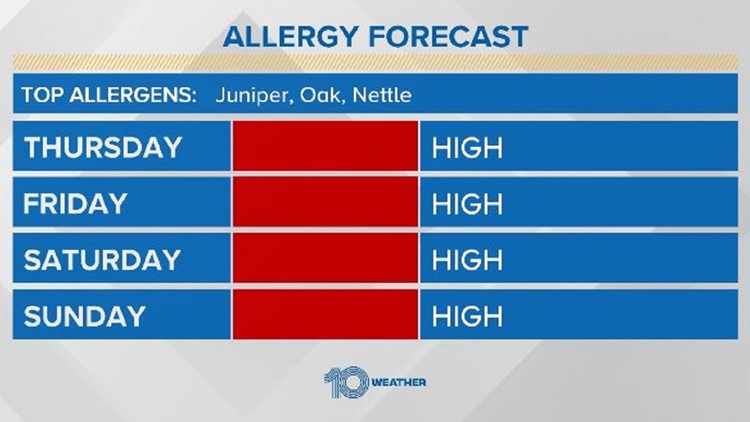 Pollen levels will be high St. Patrick's Day in Tampa Bay | wtsp.com