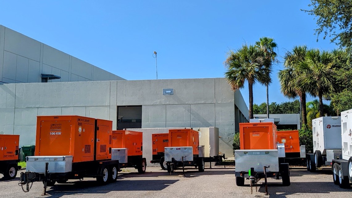 Tampa buys 64 portable generators for hurricane season | wtsp.com