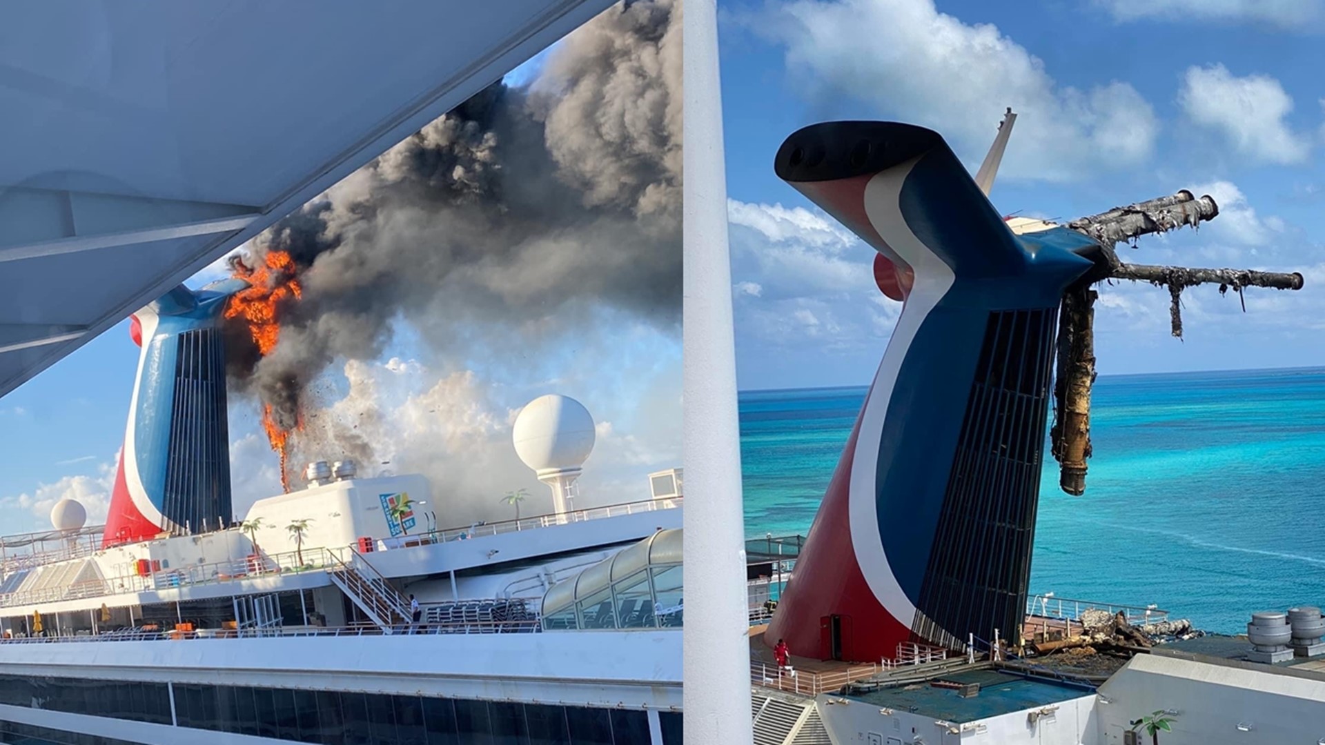 Carnival Freedom cruise catches fire in Turks and Caicos | wtsp.com