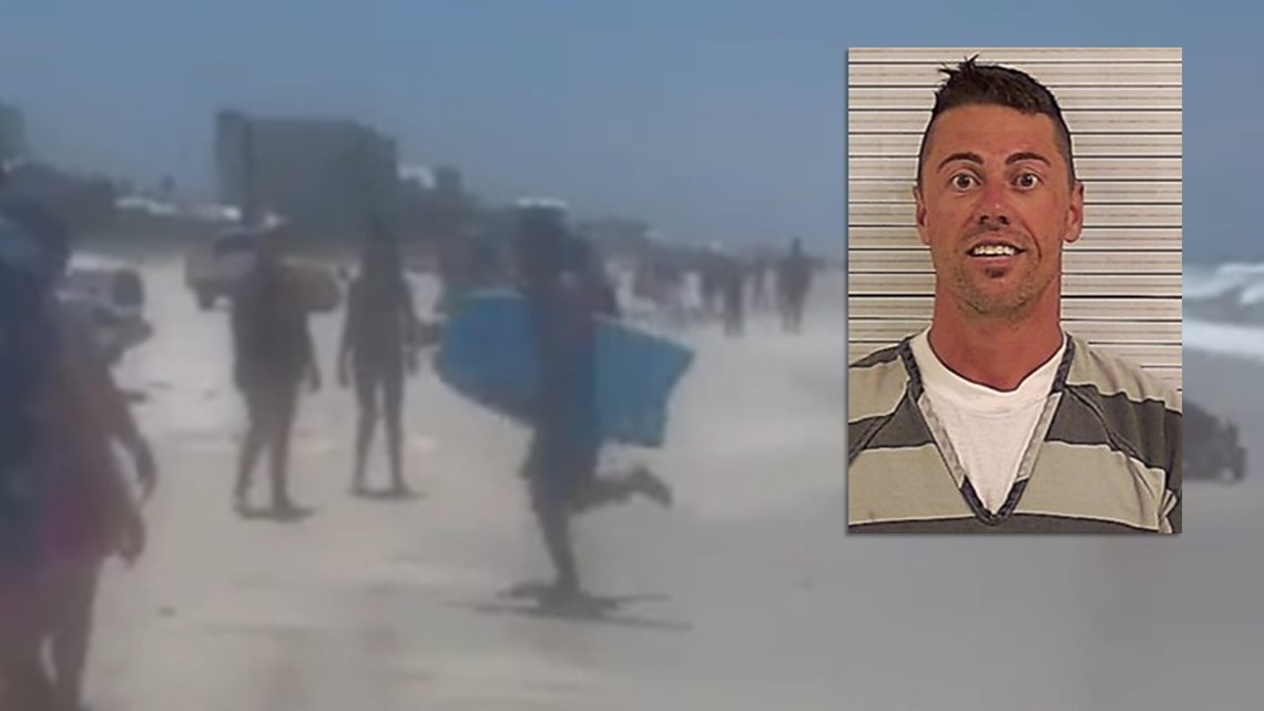 Florida man arrested after refusing to come out of dangerous surf ...