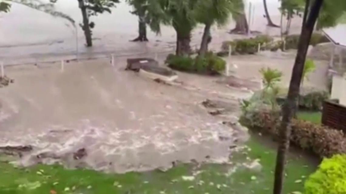 Streets flood in Barbados as Hurricane Beryl hits region | wtsp.com