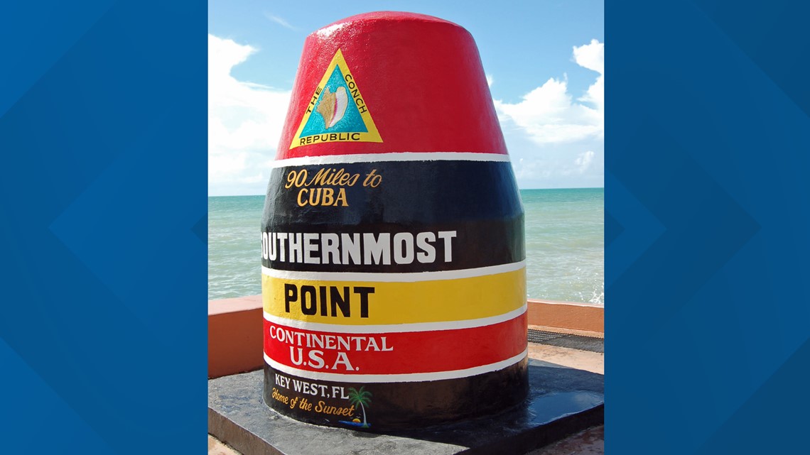 Southernmost point Key West buoy repaired after fire damage | wtsp.com