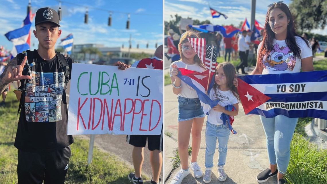 Cubans hit the streets to protest lack of change and support | wtsp.com