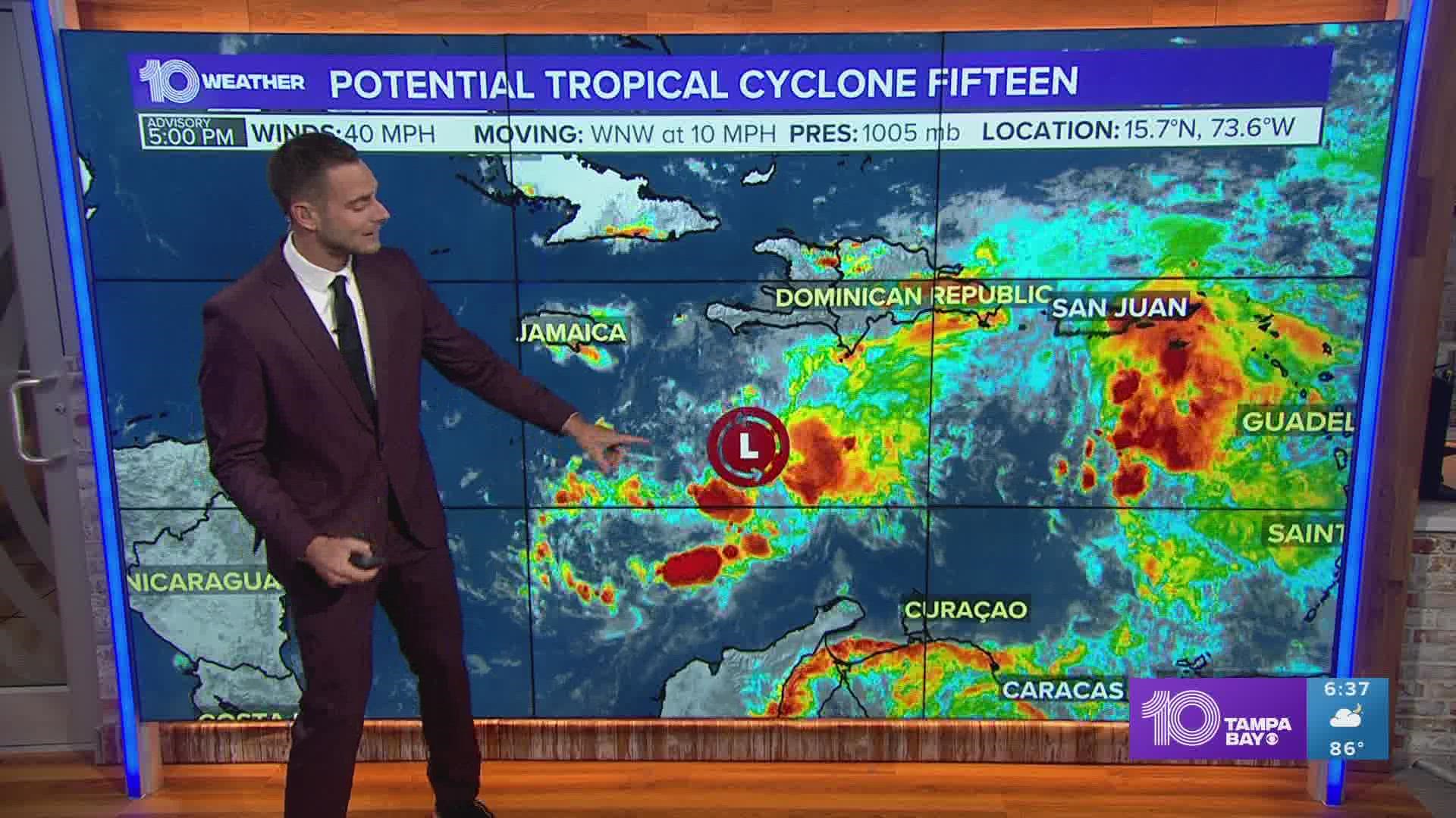 Tracking the Tropics: Potential Tropical Cyclone Fifteen | wtsp.com
