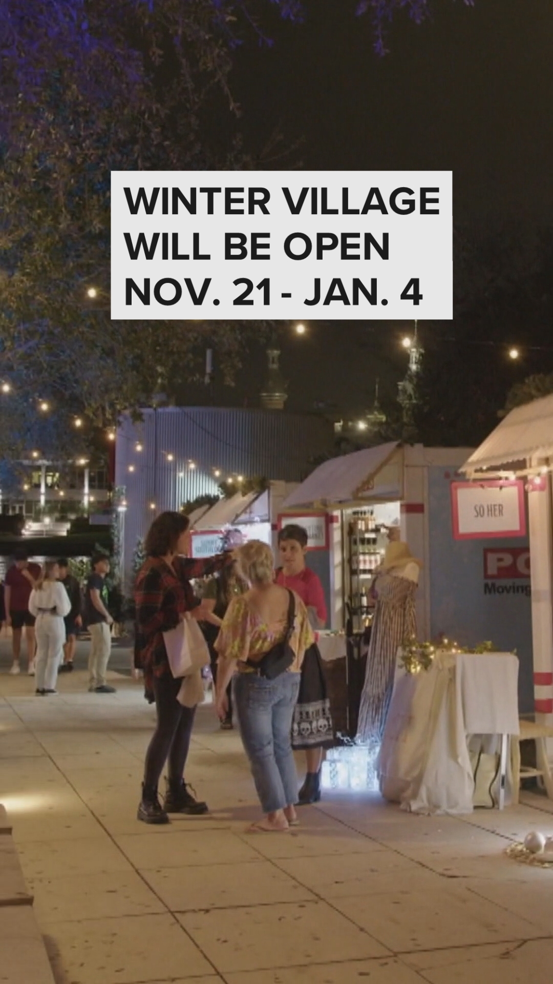 Outdoor ice skating rink set up along the Tampa Riverwalk | wtsp.com