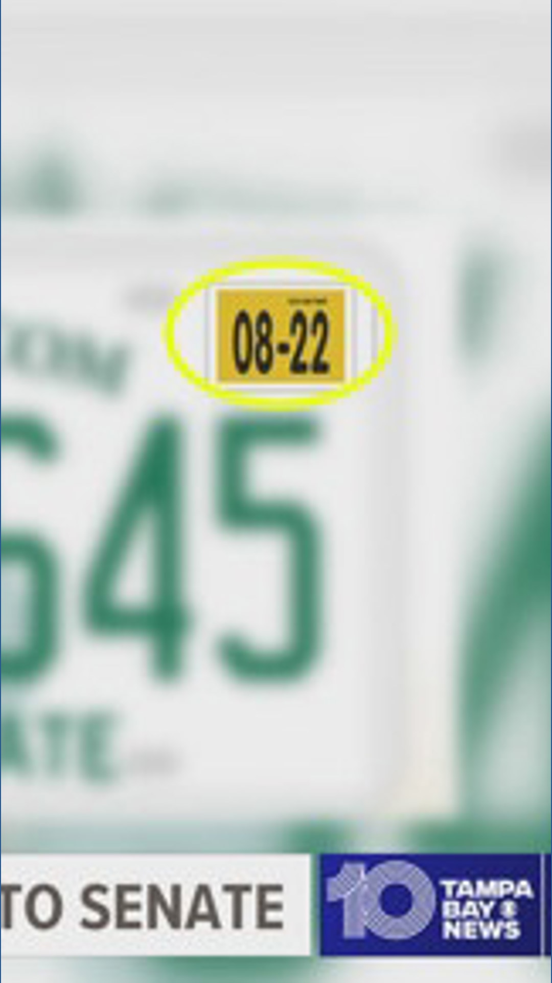 Florida House passes bill to get rid of yellow registration sticker ...