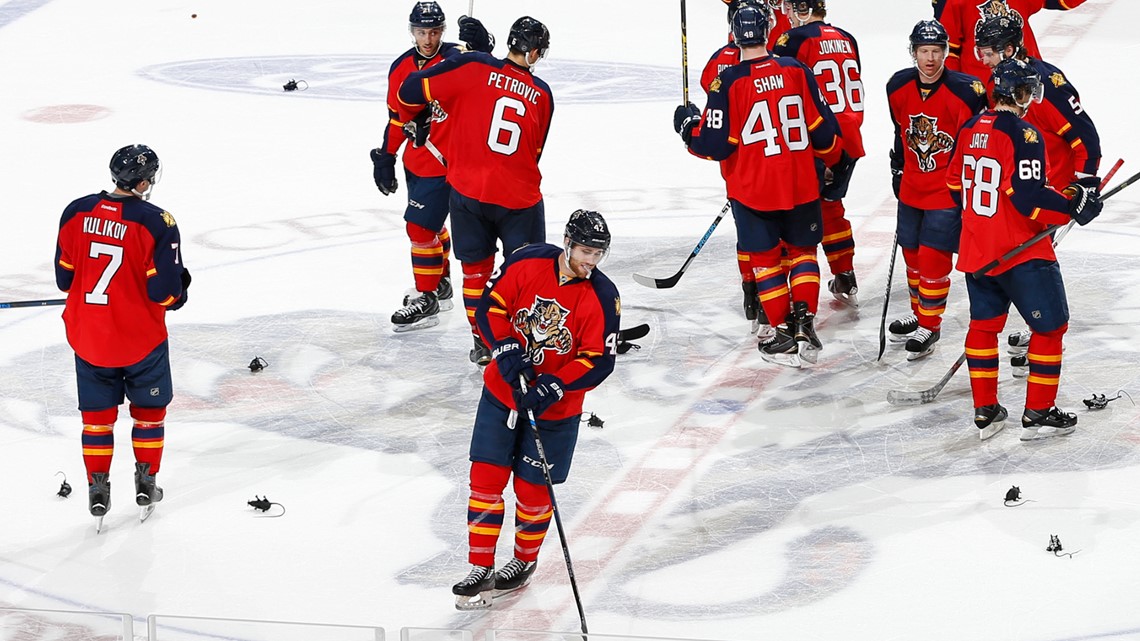 Why the Florida Panthers have plastic rats on the ice after a win ...