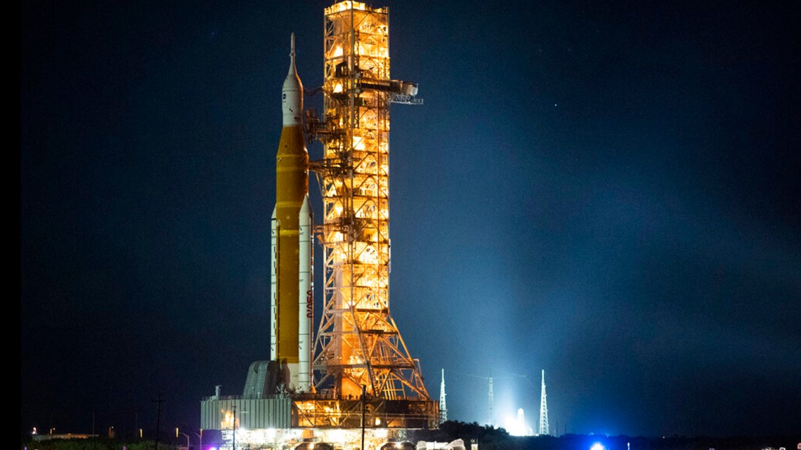 NASA's moon rocket returns to launch pad for next attempt | wtsp.com