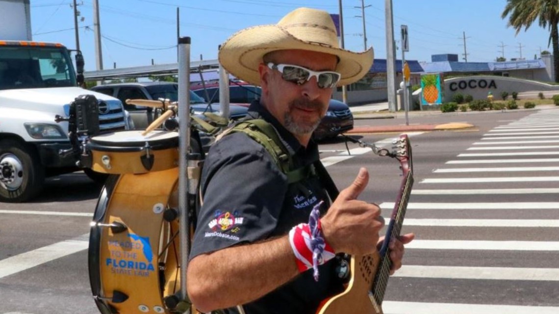 Marc Dobson walks 120 miles to the fair | wtsp.com