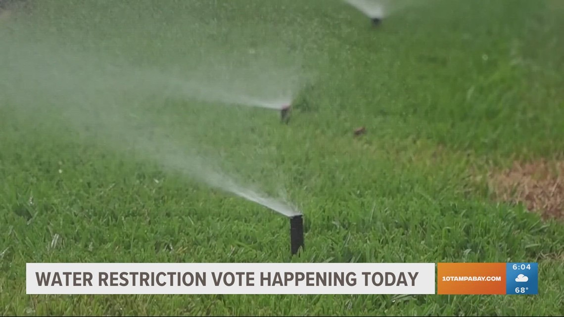 Southwest Florida to vote on restrictions for lawn water use | wtsp.com